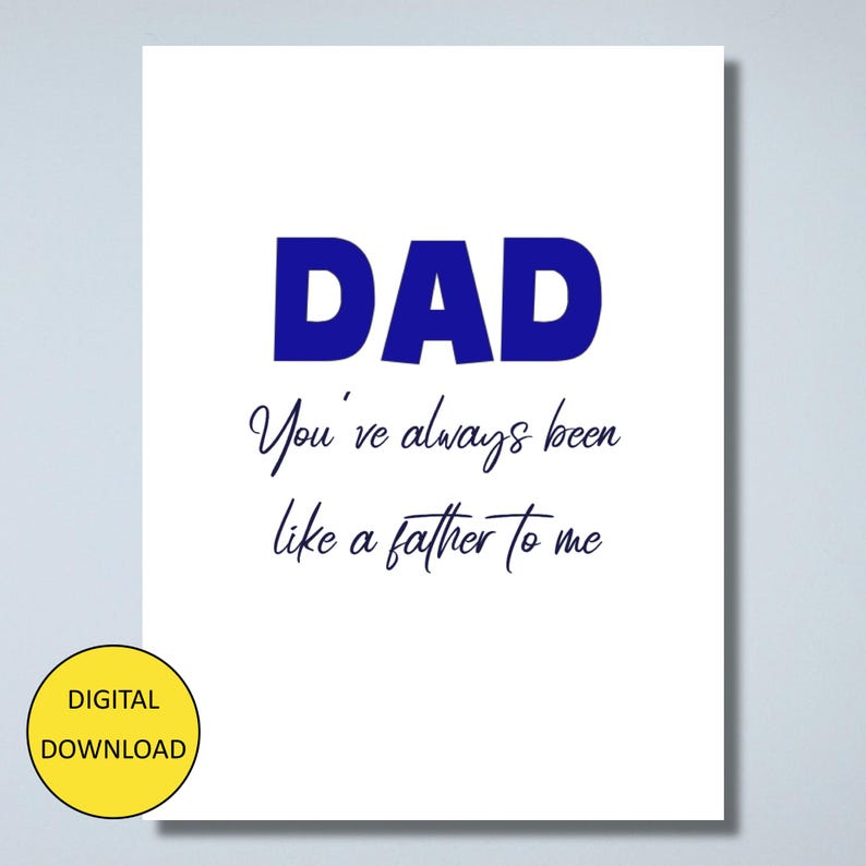 Funny Father's Day Card – INSTANT DOWNLOAD – Printable Card – You've ...