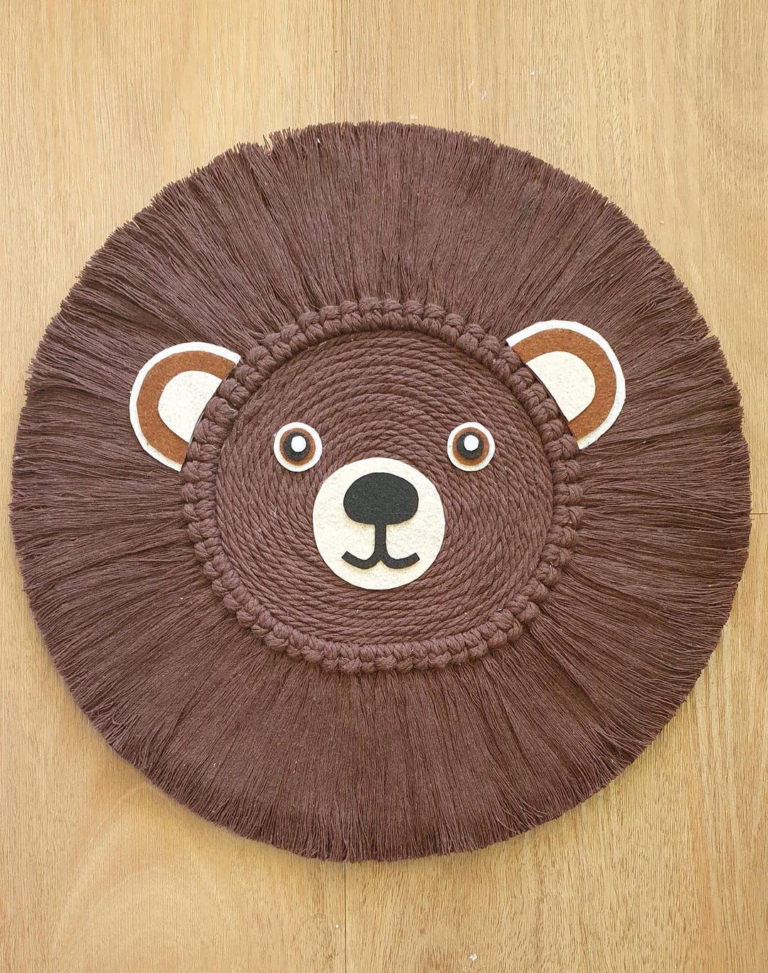 Macrame BEAR to Decorate Children's Rooms, Babies' Rooms and Nurseries ...