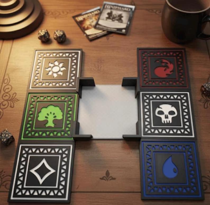 Bring Magic to Your Tabletop With This Set of 6 - MTG Inspired Mana ...
