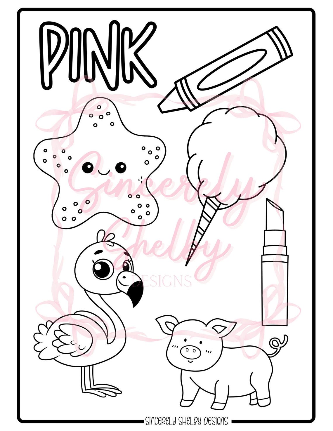 Printable Coloring Worksheets -learning Color Association // Let's ...