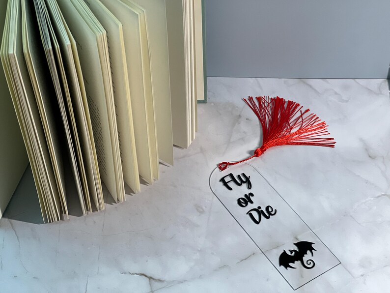 Fly or Die Bookmark - Etsy