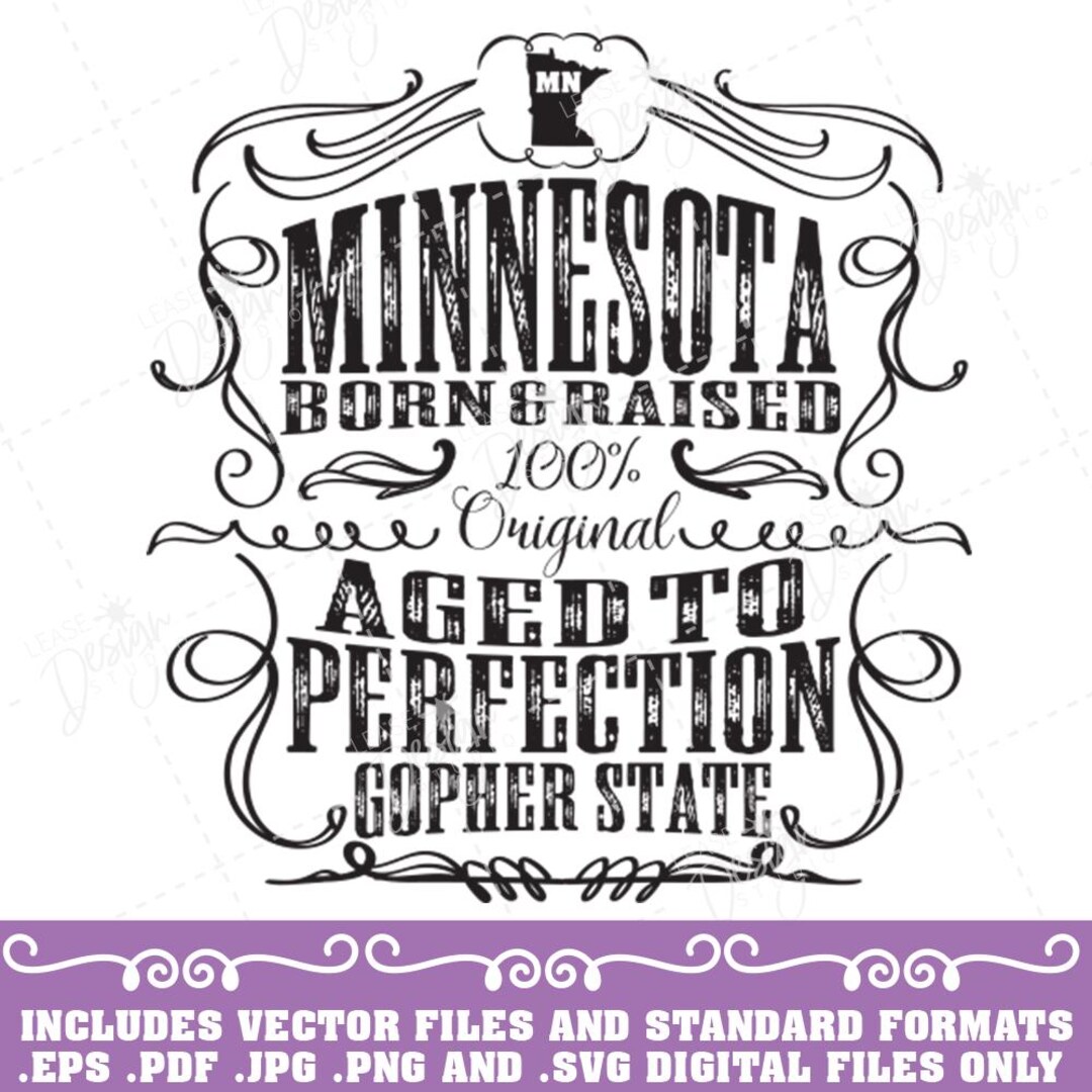 Minnesota Whiskey Label Vector Graphics (digital Download) - Etsy