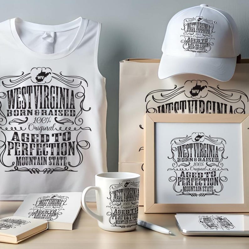 West Virginia Whiskey Label Vector Graphics (digital Files) - Etsy