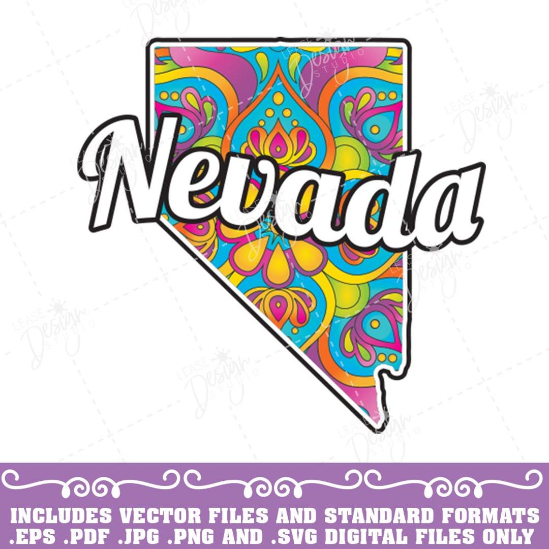 Nevada Mandala Vector Graphic Bundle (digital Download) - Etsy