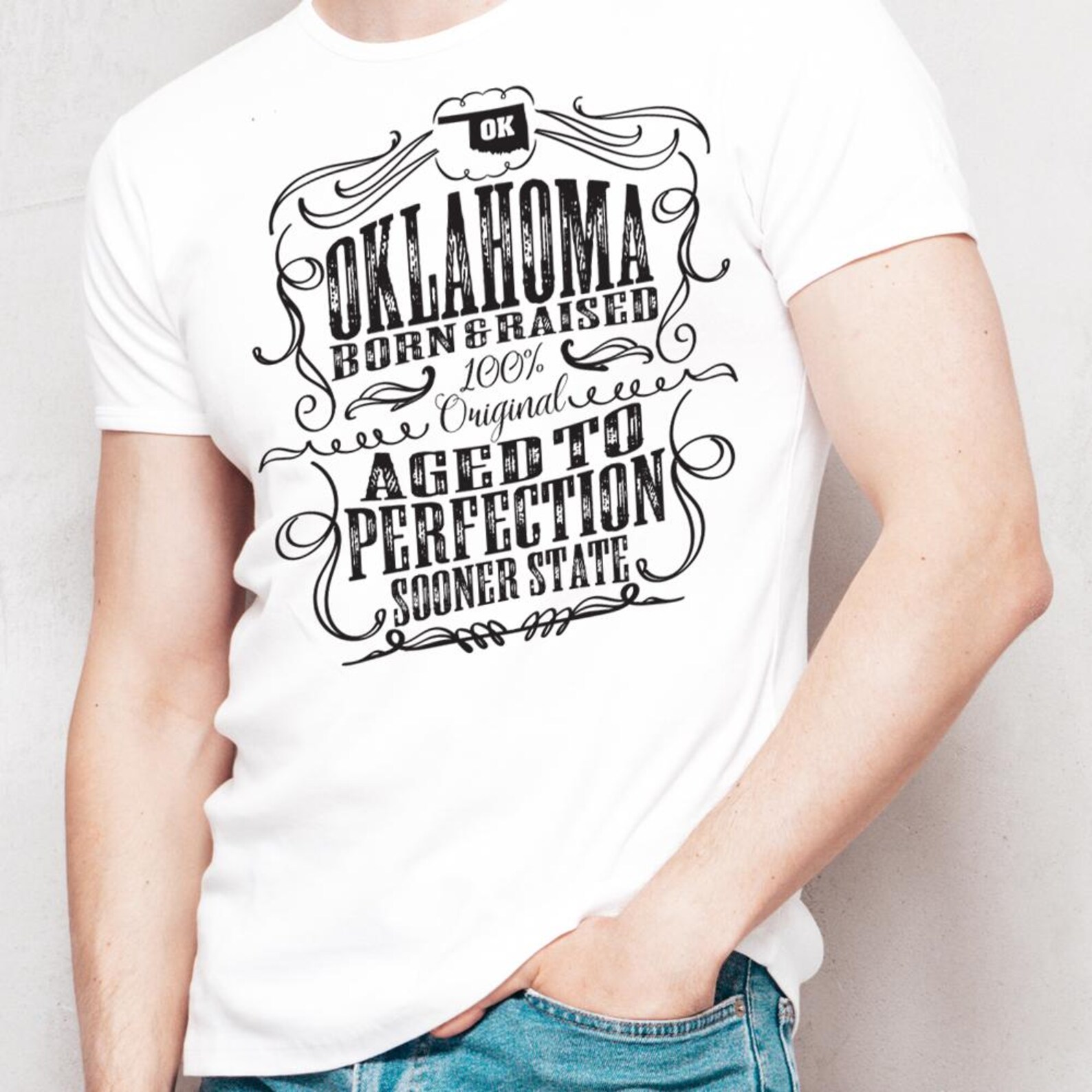 Oklahoma Whiskey Label Vector Graphics (digital Files) - Etsy