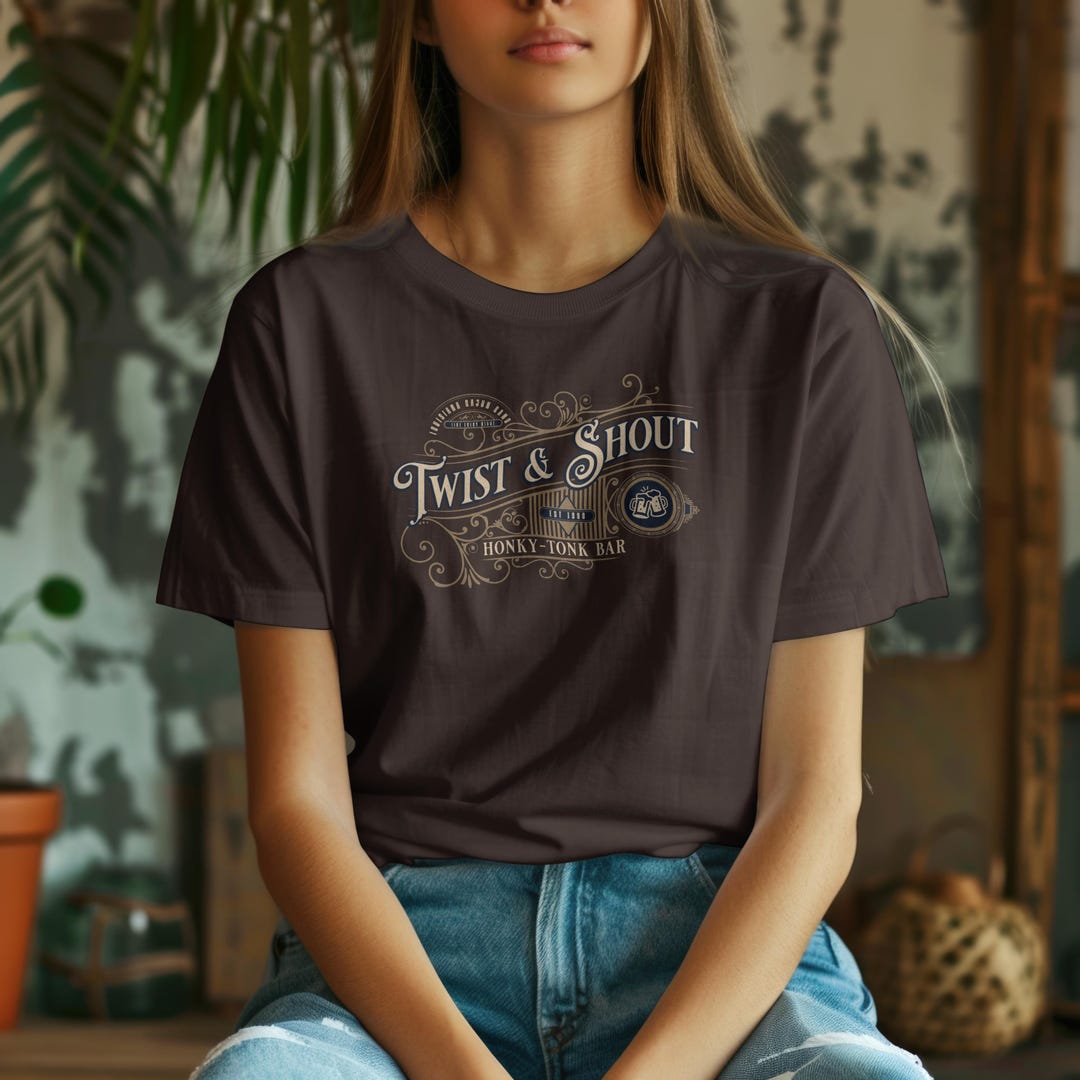 90's Country Music T-shirt, Down at the Twist and Shout, Vintage ...