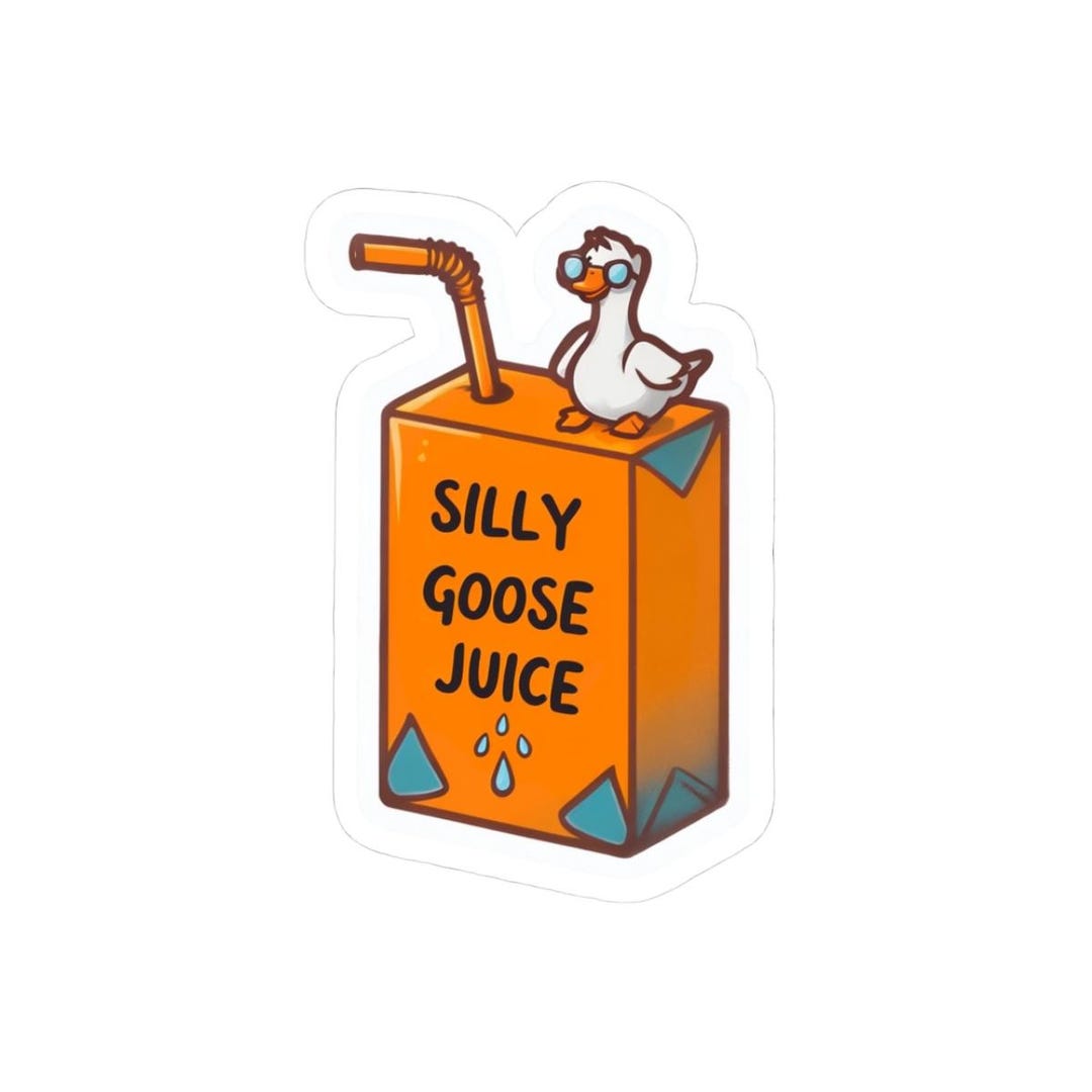 Silly Goose Stickers - Funny Meme Decal for Water Bottles, Cars ...