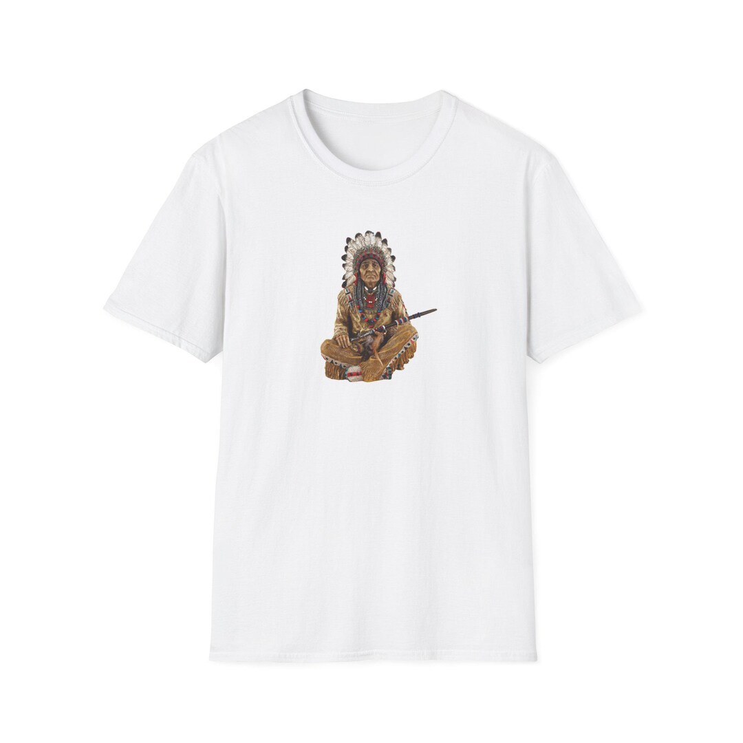 Indio Espiritual T-shirt - Spiritual Native American Tee, Indigenous ...