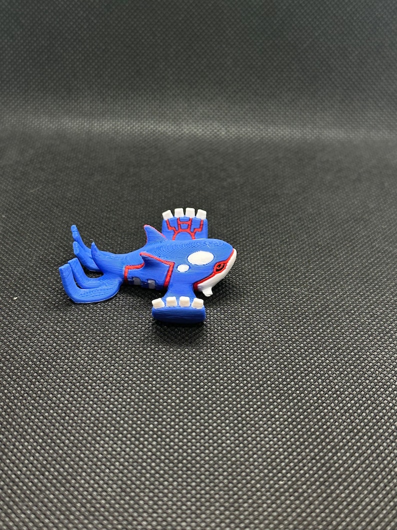 Kyogre 3D Printed Figurine - Etsy