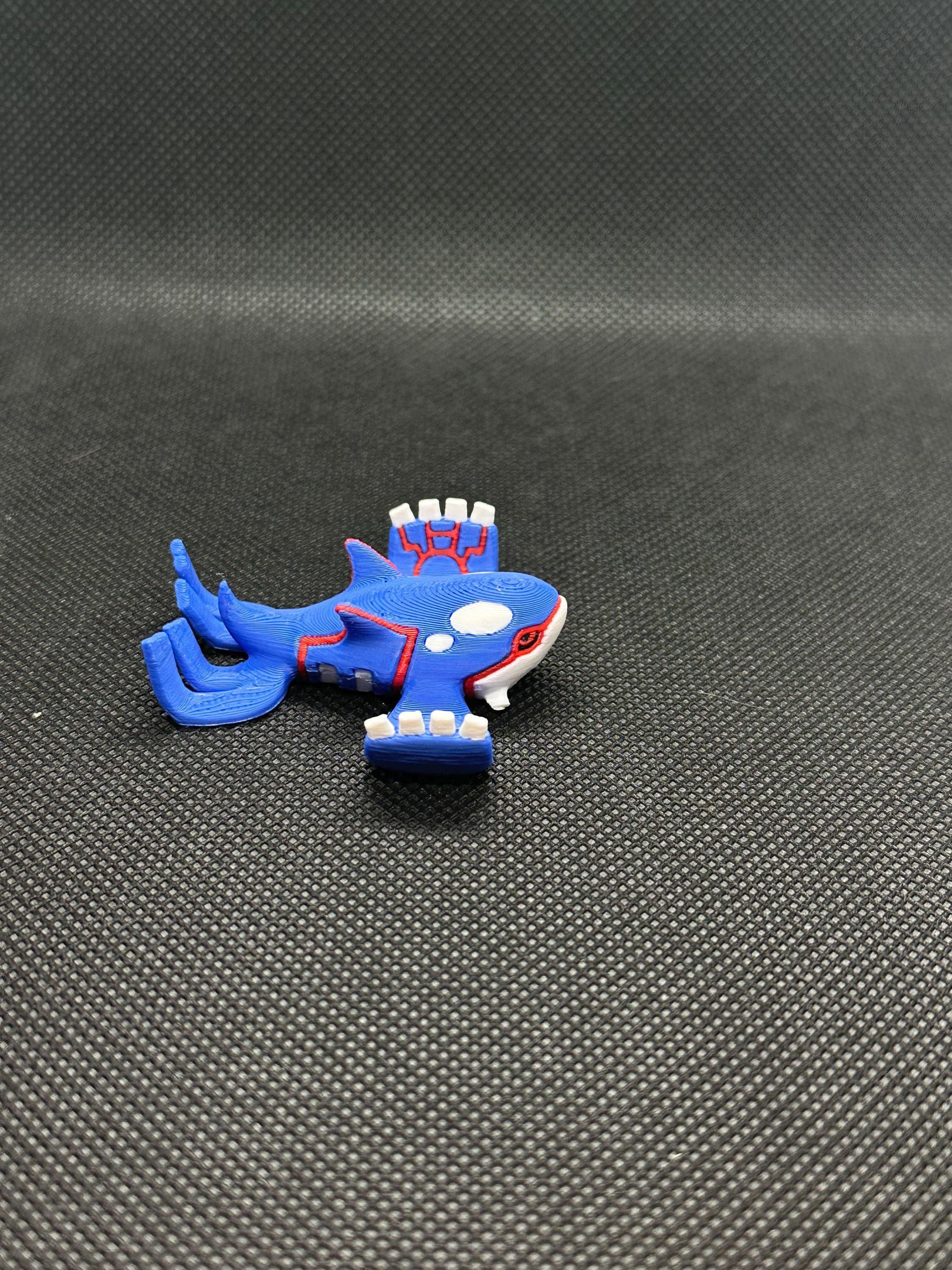 Kyogre 3D Printed Figurine - Etsy
