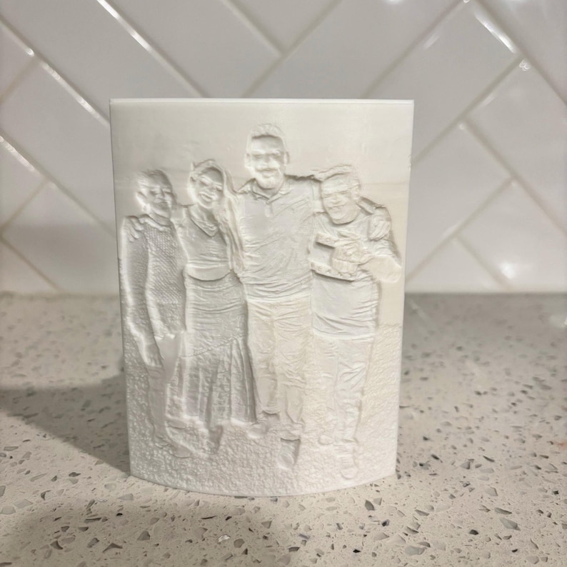 Custom 3D Printed Photo Lamp – Personalized Lithophane Night Light ...