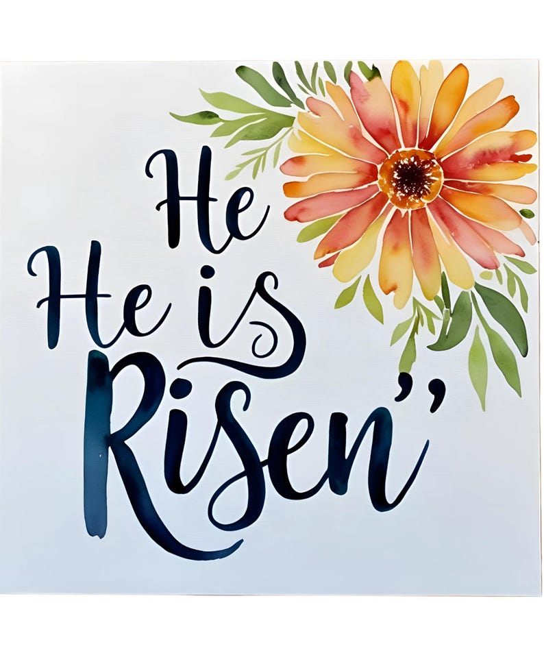 He is Risen Png - Etsy