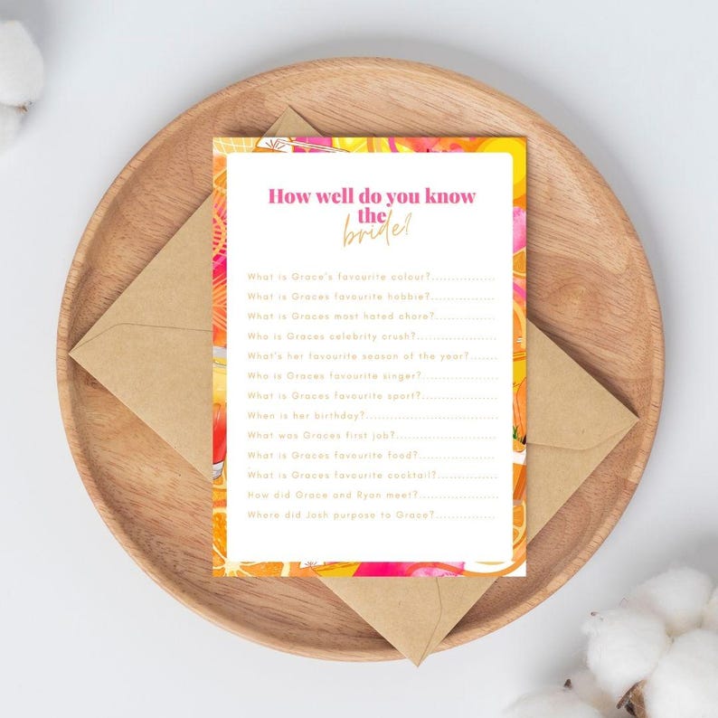 Sunset Themed Hens Invitation Bundle - Etsy