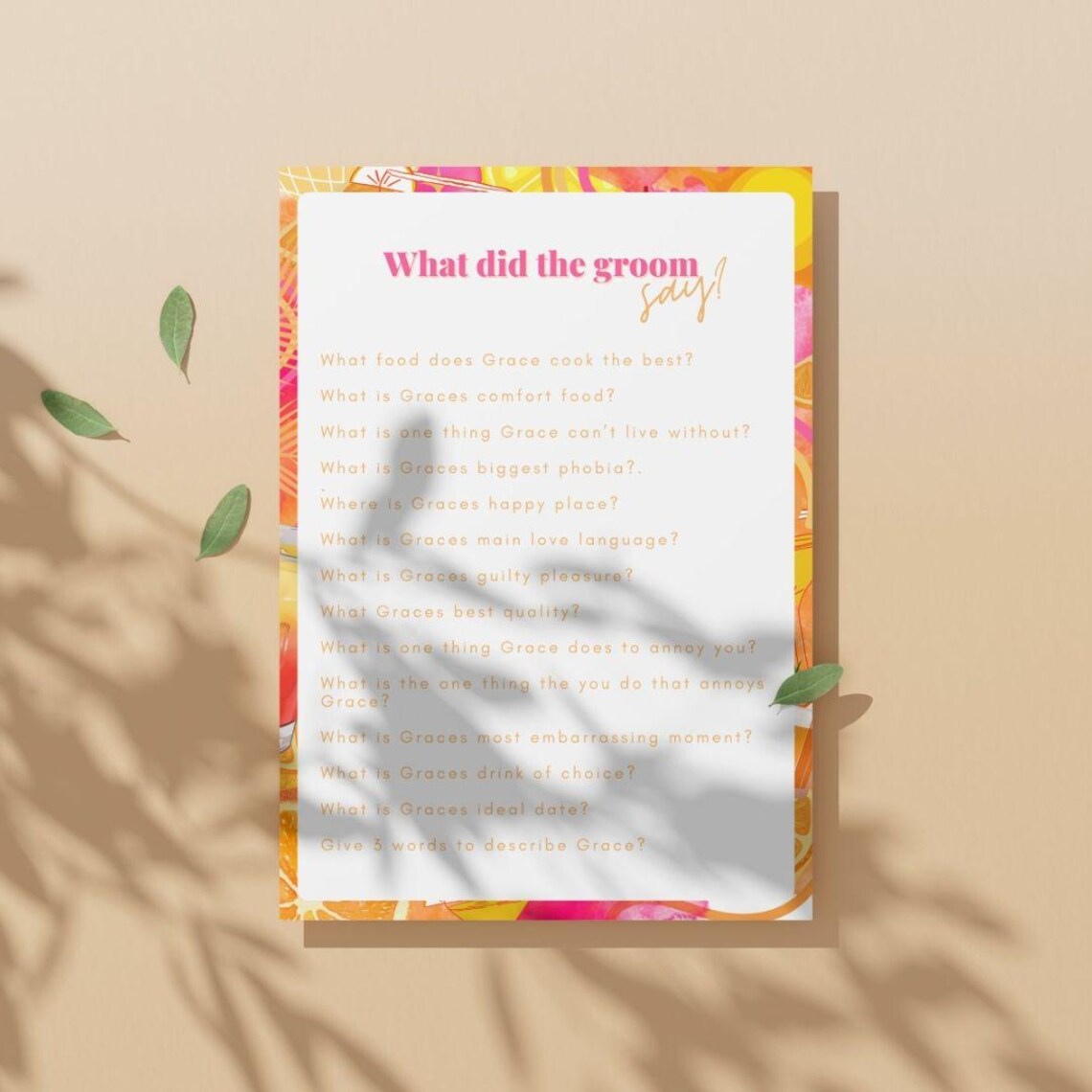 Sunset Themed Hens EDITABLE Invitation Bundle - Etsy