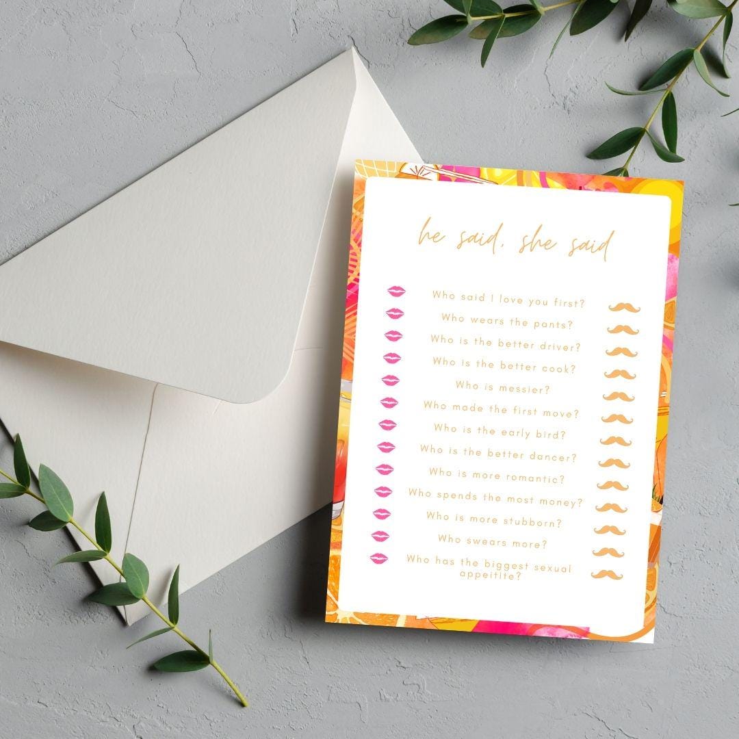 Sunset Themed Hens Invitation Bundle - Etsy