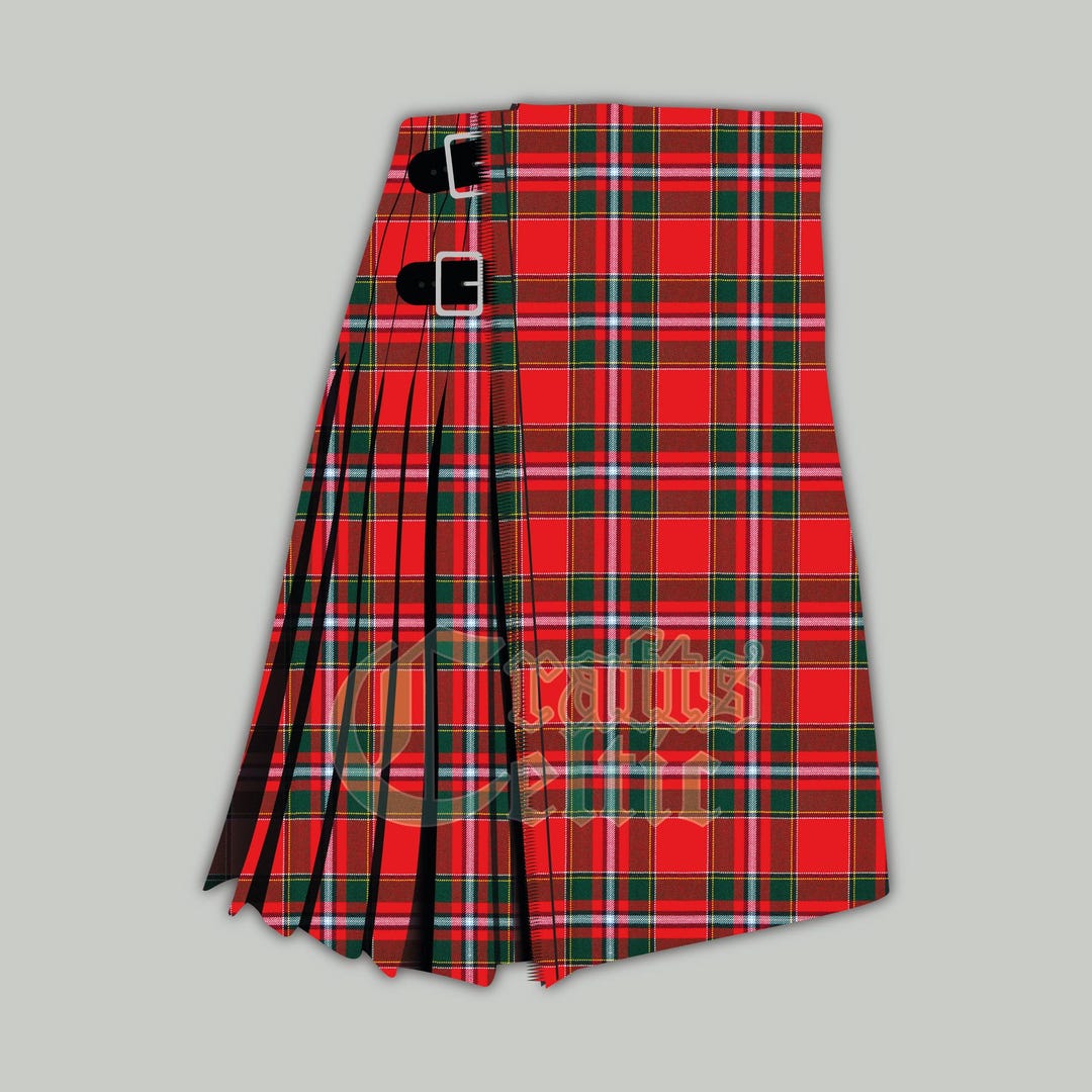 Handmade Drummond of Perth Tartan Kilt – 8 Yard Acrylic Wool, Scottish ...