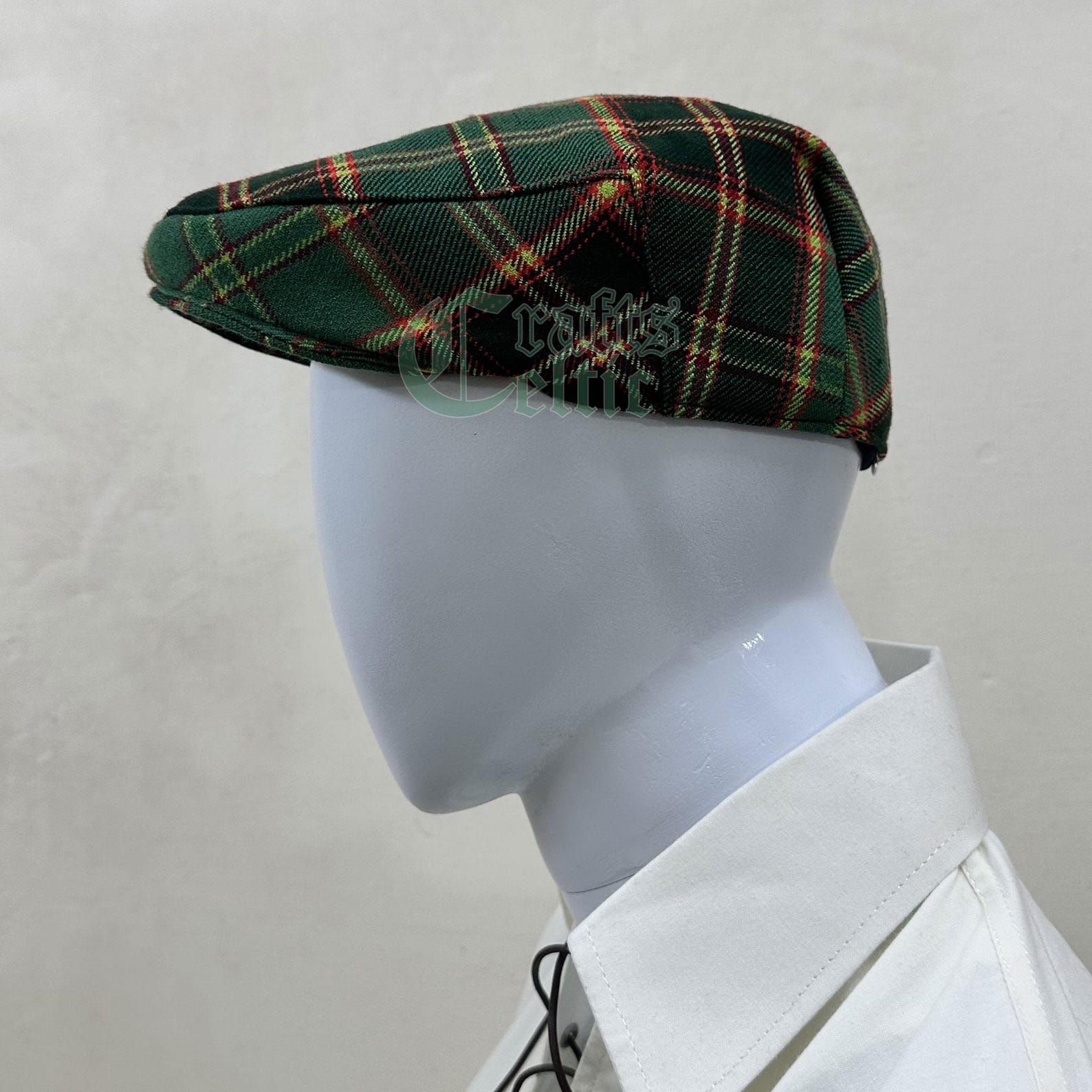 Handmade Scottish Tartan Flat Cap: Clan Plaid Hat for Men - Etsy