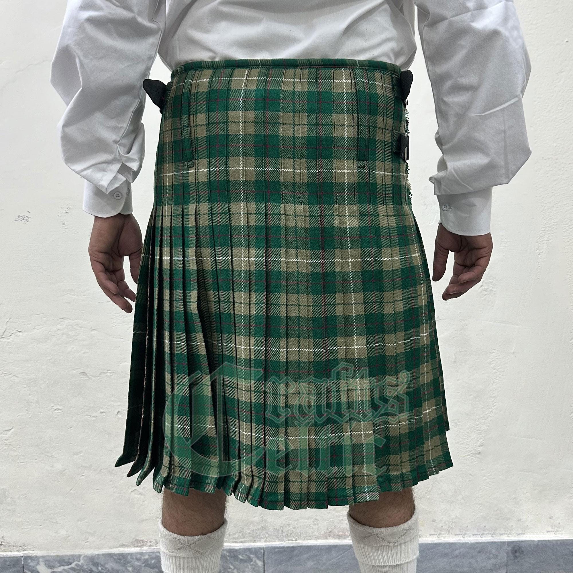 Handmade Clan Mckinney Tartan Kilt: 16 Oz Acrylic Wool, 8 Yard - Etsy