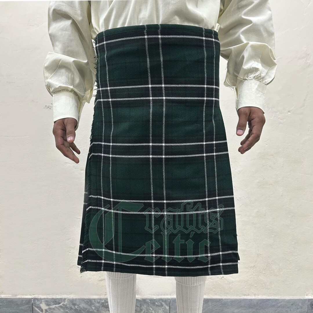 Handmade Clan Maclean Hunting Tartan Kilt: 8 Yard Acrylic Wool - Etsy