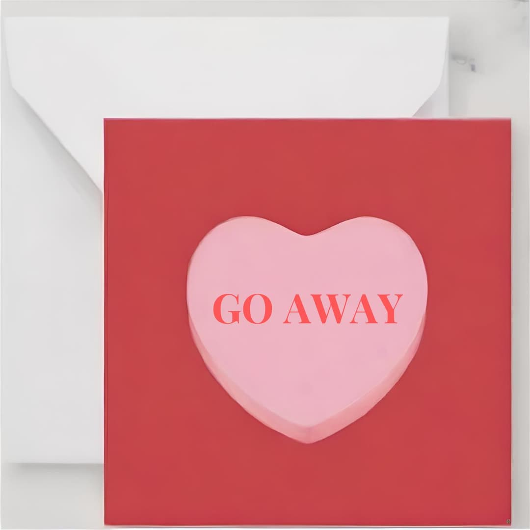 Printable Anti-valentines Day Cards Bonus Stickers - Etsy