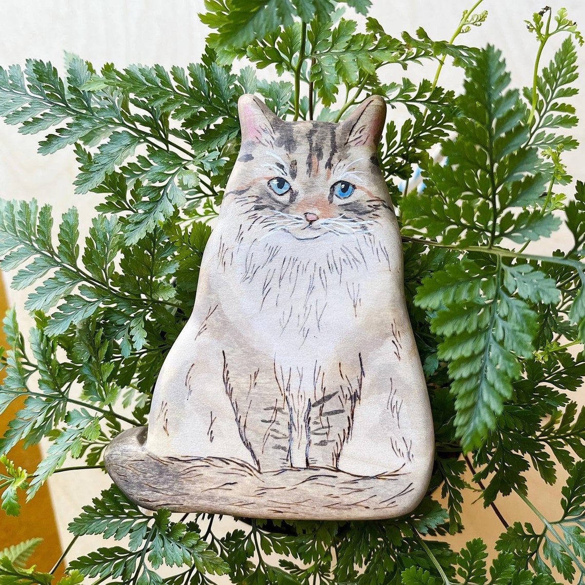 Custom Cat Figurine Personalized Pet Portrait Gift for Cat - Etsy