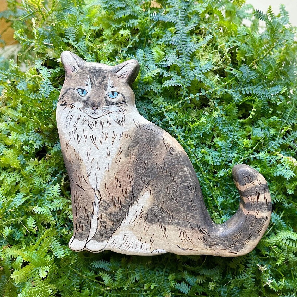 Custom Cat Figurine Personalized Pet Portrait Gift for Cat - Etsy