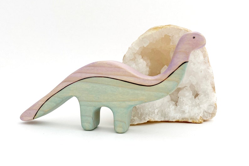 Wooden Toy Brontosaurus, Dinosaur Wood Toys for Kids - Etsy