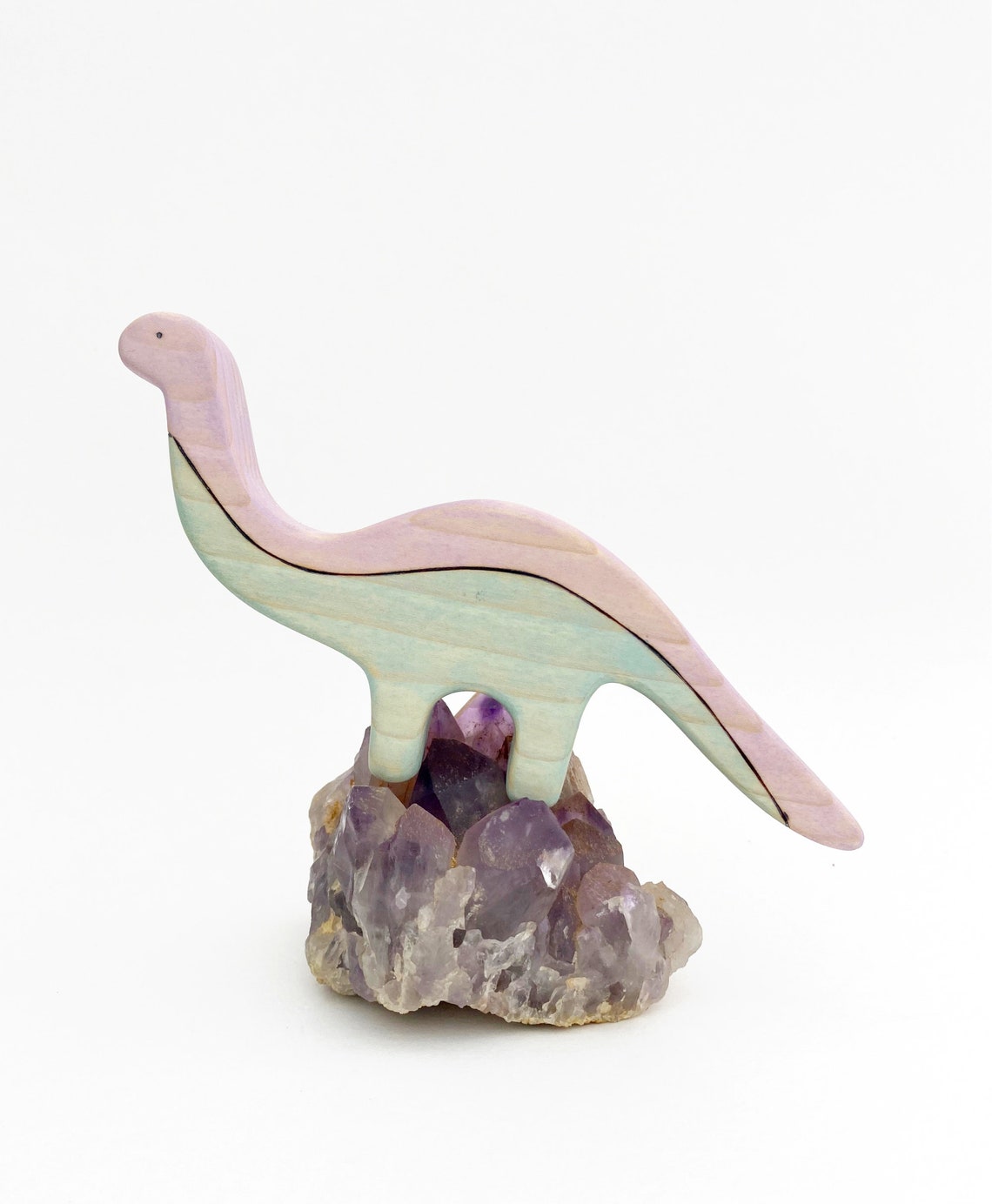 Wooden Toy Brontosaurus Dinosaur Wood Toys for Kids | Etsy