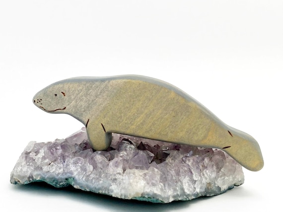 Manatee waldorf wood toys natural wooden toys for kids gift | Etsy