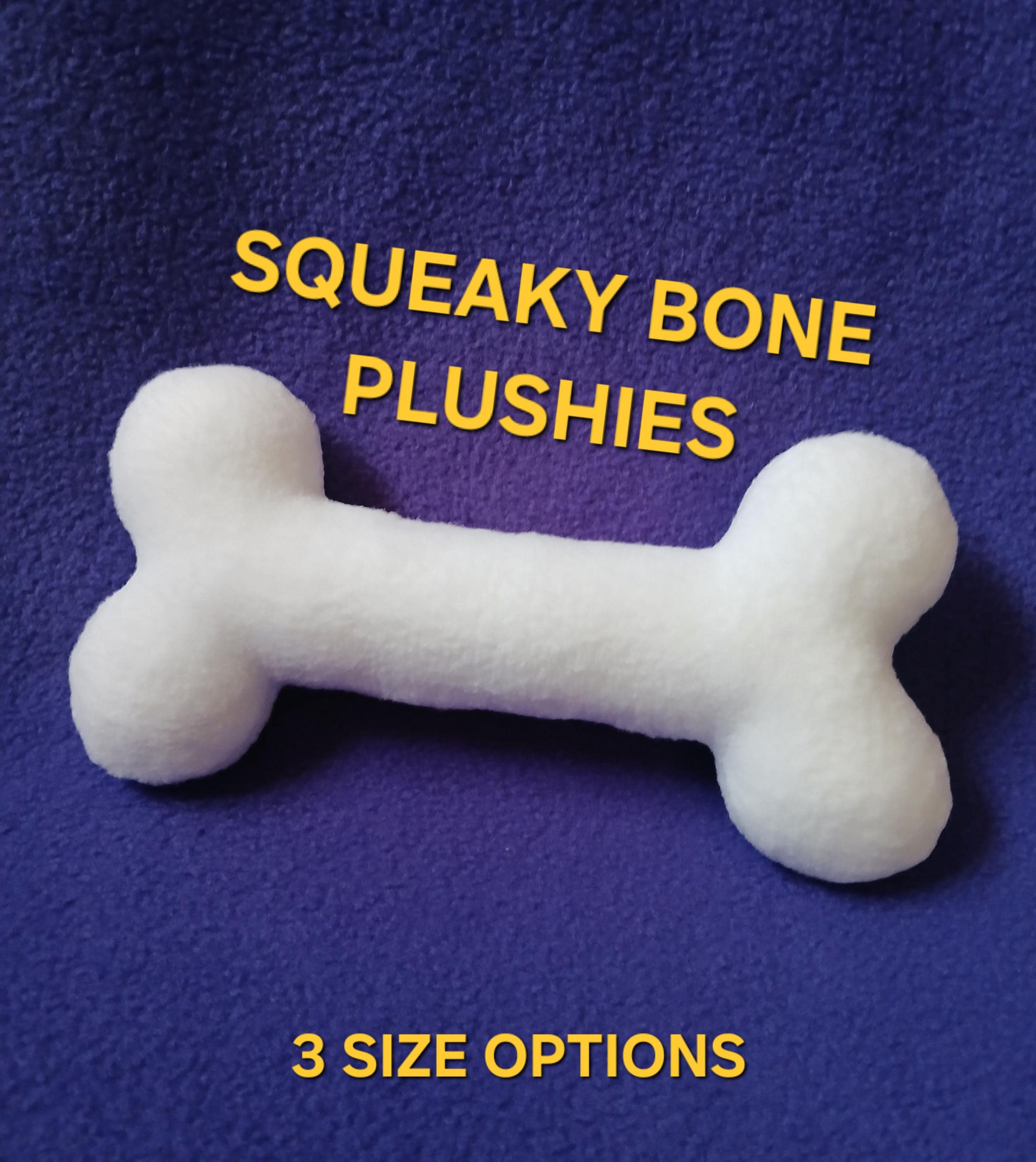 Squeaky Fursuit Plush Bone Toy Prop (3 Sizes) - Etsy