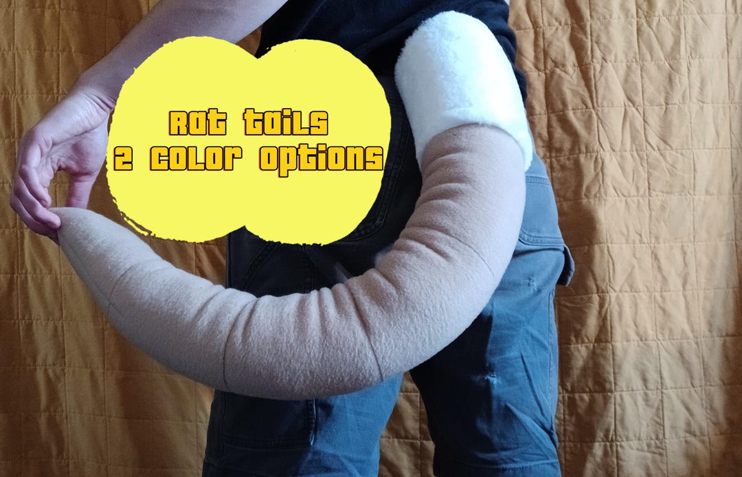 Fursuit Rat Tail 2 Color Options - Etsy