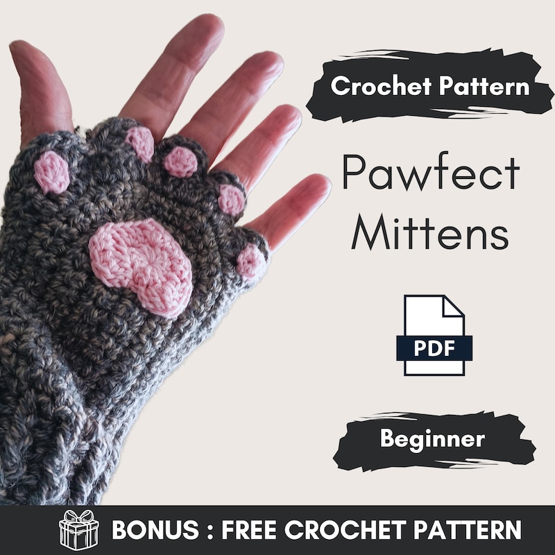 Cat Gloves - Etsy