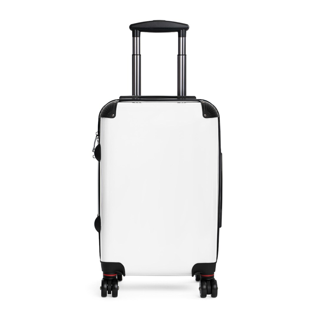 Clamshell Swivel Suitcase (3 Sizes, Bright White) - Etsy UK