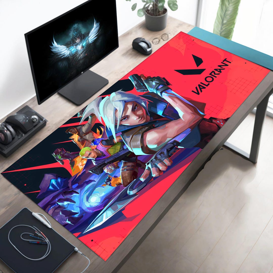 Valorant Desk Mat – Valorant Gaming Mouse Pad – FPS Gamer Gift ...