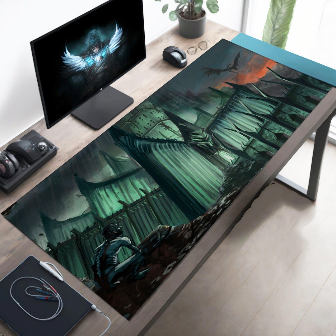 Minas Morgul Desk Mat – Lord of the Rings Mouse Pad for Tolkien Fans ...