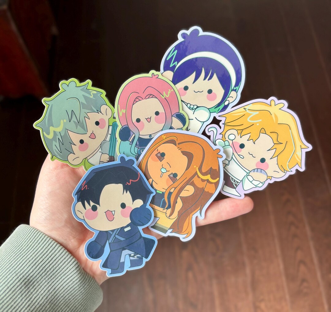Alien Stage ALNST Ivan, Till, Sua, Hyuna, Luka Stickers: Anime Kawaii ...
