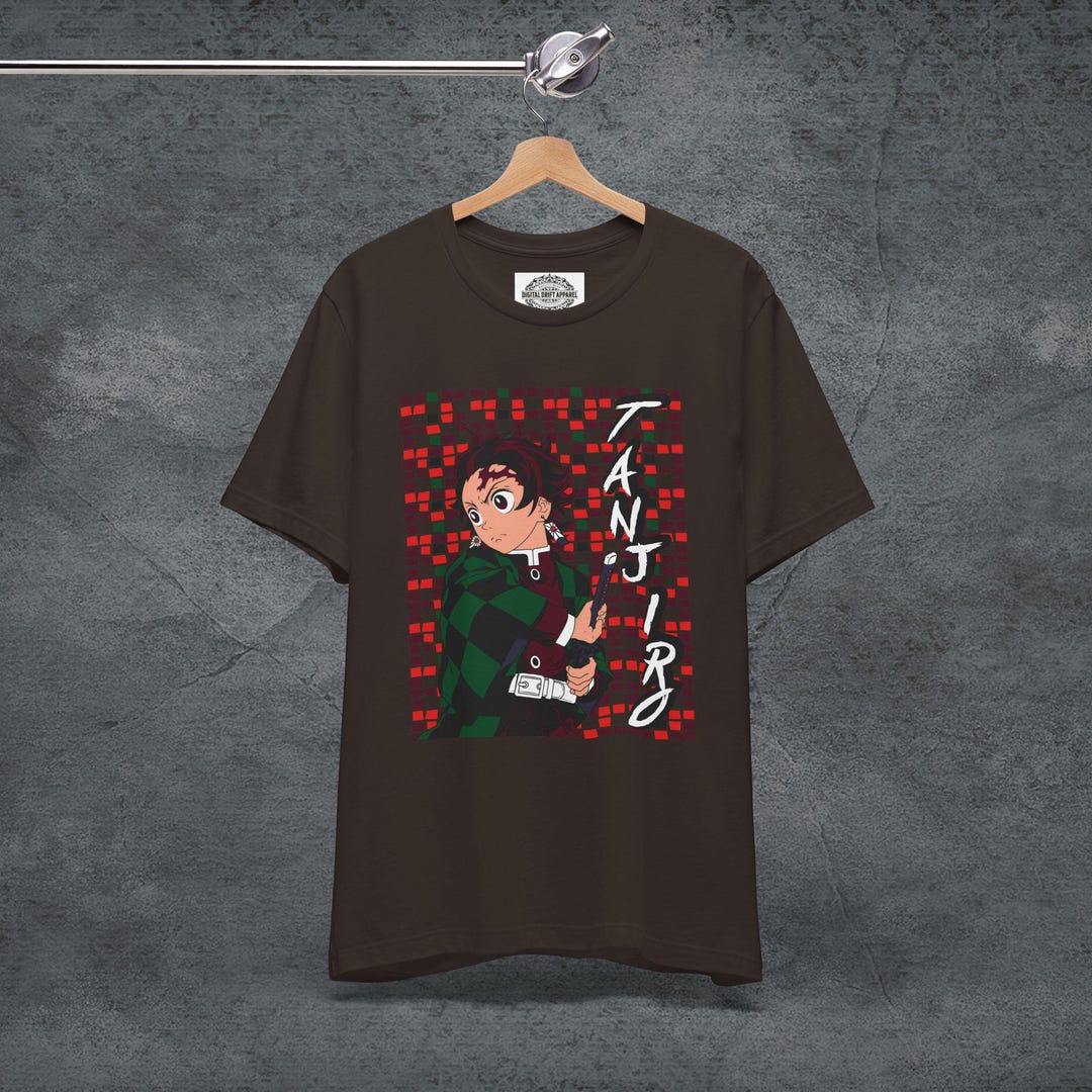 Demon Slayer Tanjiro T-shirt, Japanese Streetwear, Aesthetic Graphic ...
