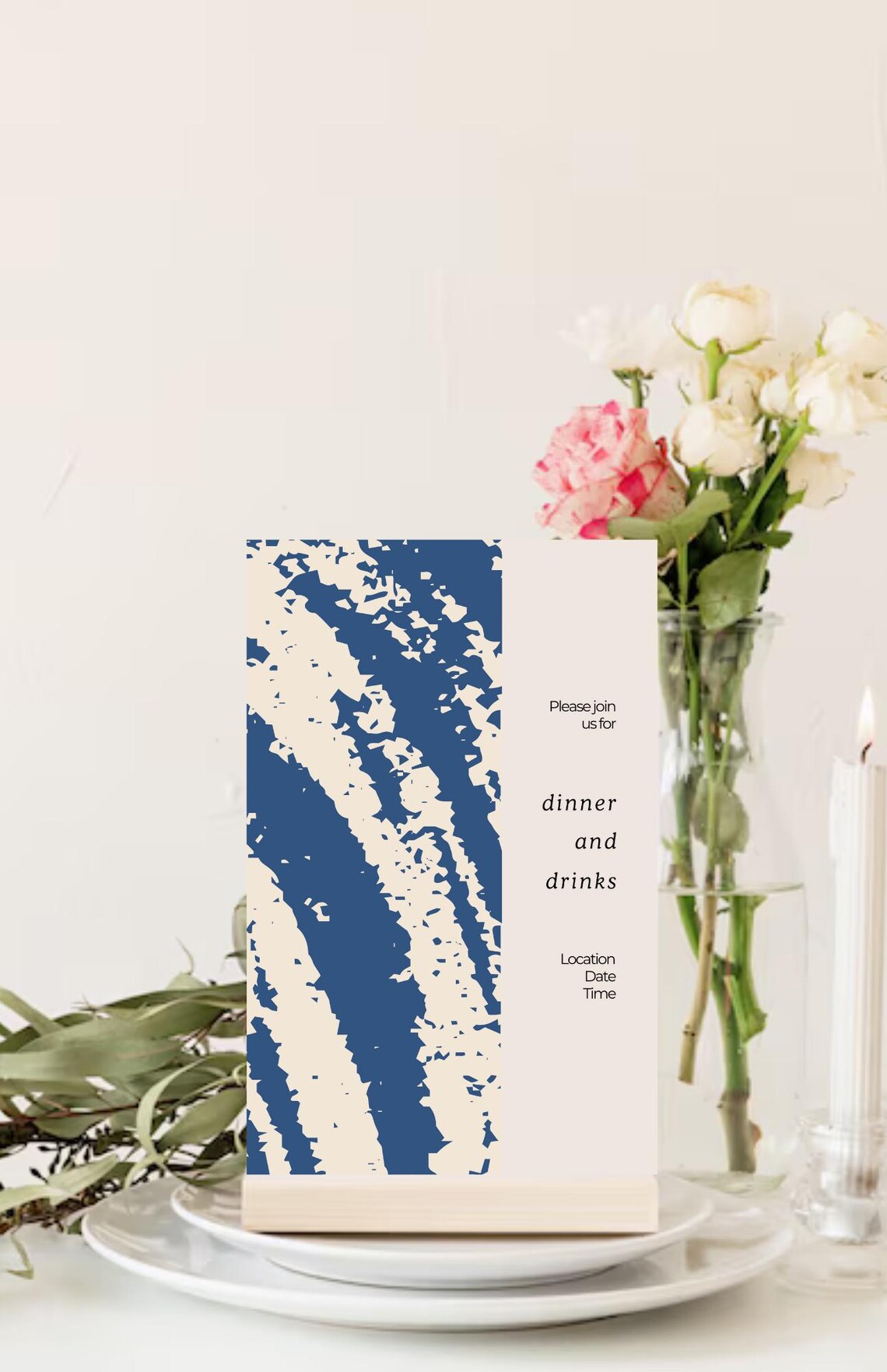 Dinner and Drinks Invitation Template: Anniversary, Birthday (digital ...