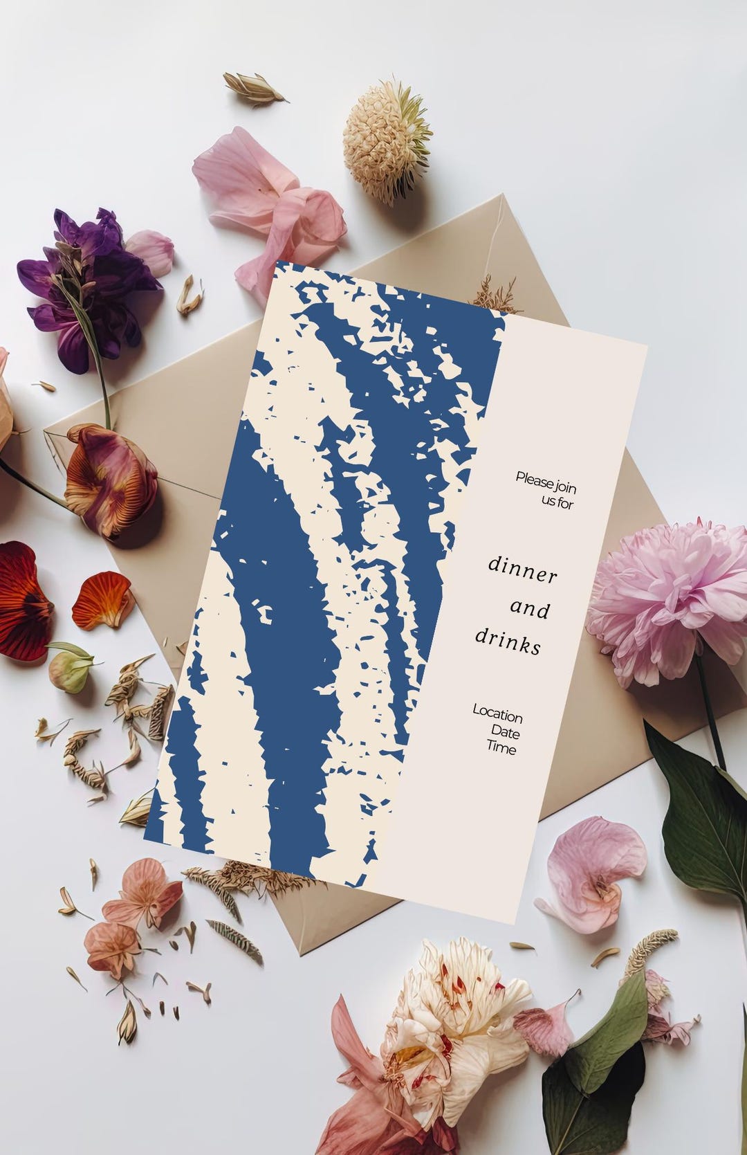 Dinner and Drinks Invitation Template: Anniversary, Birthday (digital ...
