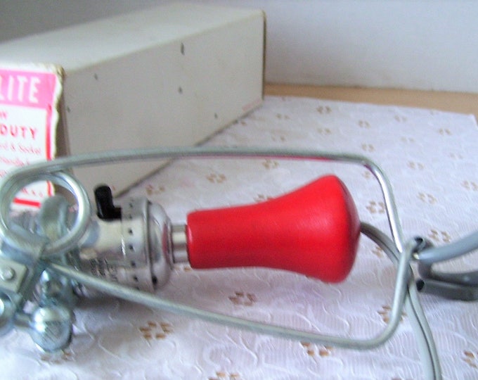 Vintage Testrite Instrument Co. Heavy Duty Spring Clamp, Cord Set With ...