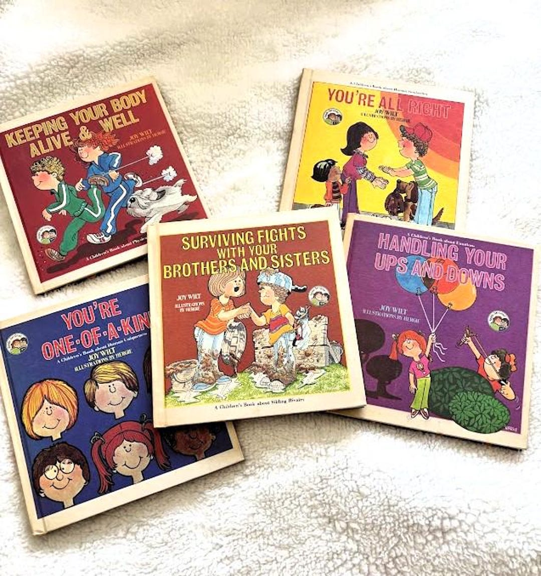 Set of 5 Vintage Kids Ready Set Grow Series Hardcover Books by Joy Wilt ...