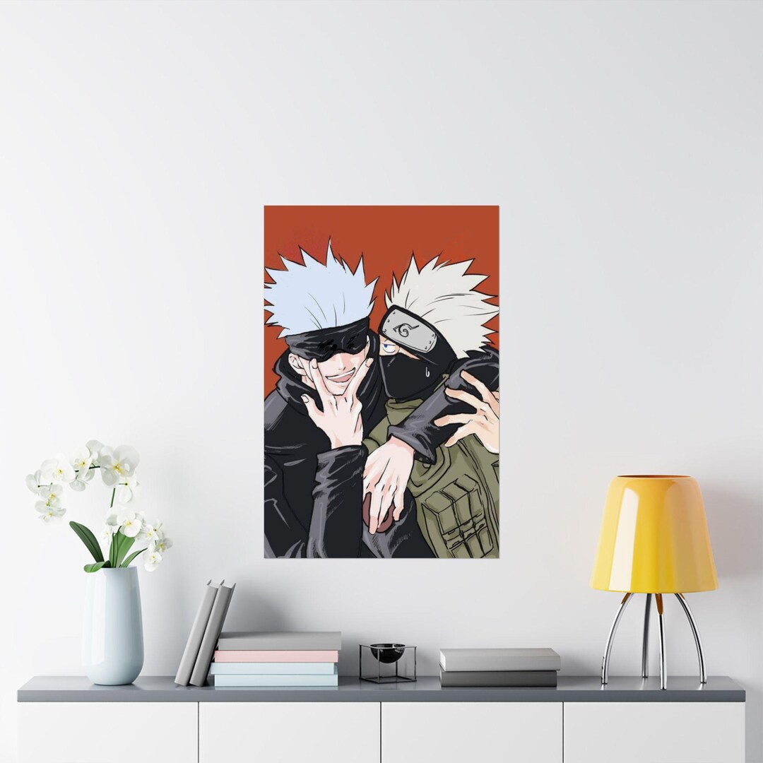 Kakashi and Gojo Matte Vertical Poster - Etsy