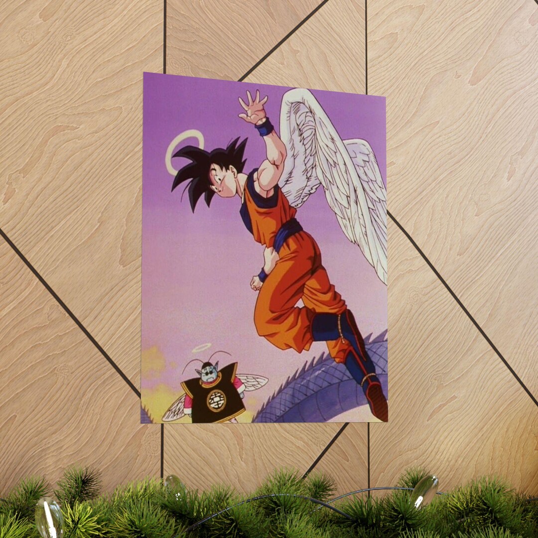 Vintage Goku Poster Dragonball Z Matte Vertical Posters, Anime Room ...