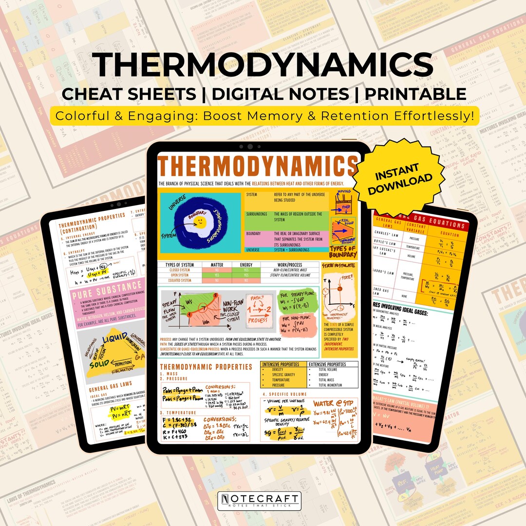 Engineering Thermodynamics Flashcards | Active Recall Study Aid ...