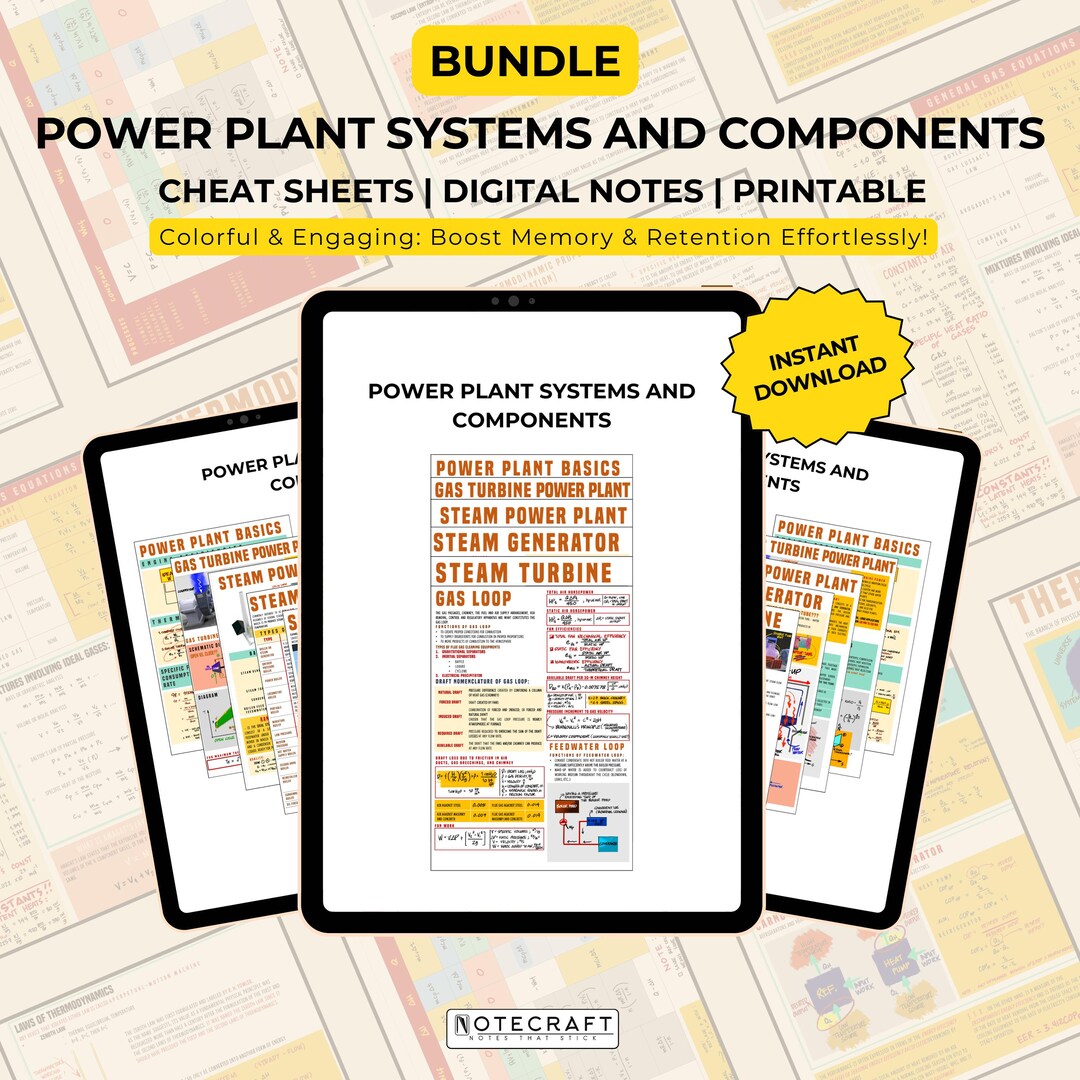 Power Plant Systems and Components | Comprehensive Study Guide for ...