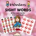 Valentines Dolch Sight Word Printable Game | Etsy