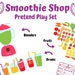 Dramatic Play Smoothie Shop Math Literacy Center | Etsy