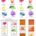 Montessori Rainbow Colors Printable Bundle - French & English 3 Part ...