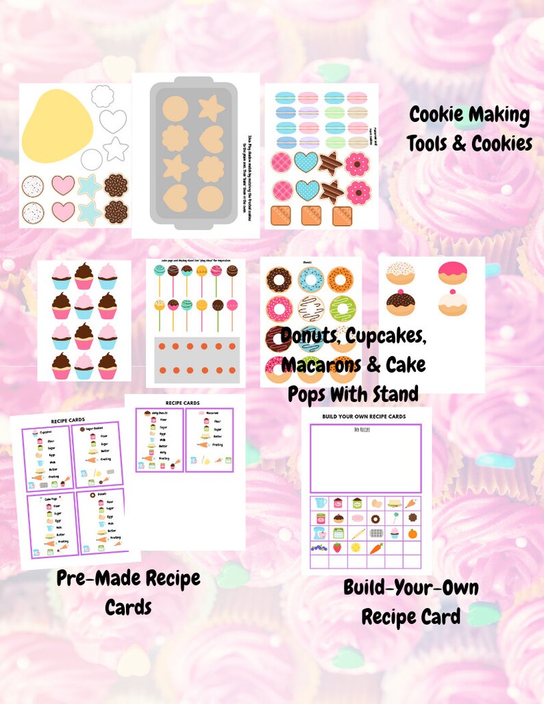 Dramatic Play Bakery Printable Set for Pretend Play & Learning in Class ...