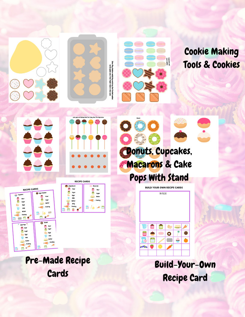 Dramatic Play Bakery Printable Set for Pretend Play & Learning in Class ...